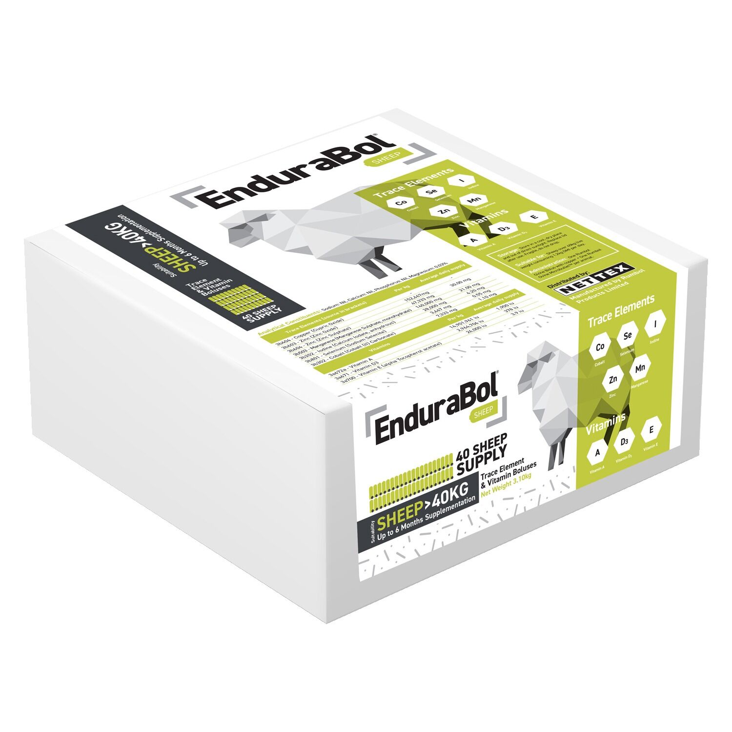 Endurabol Sheep Bolus - Nettex