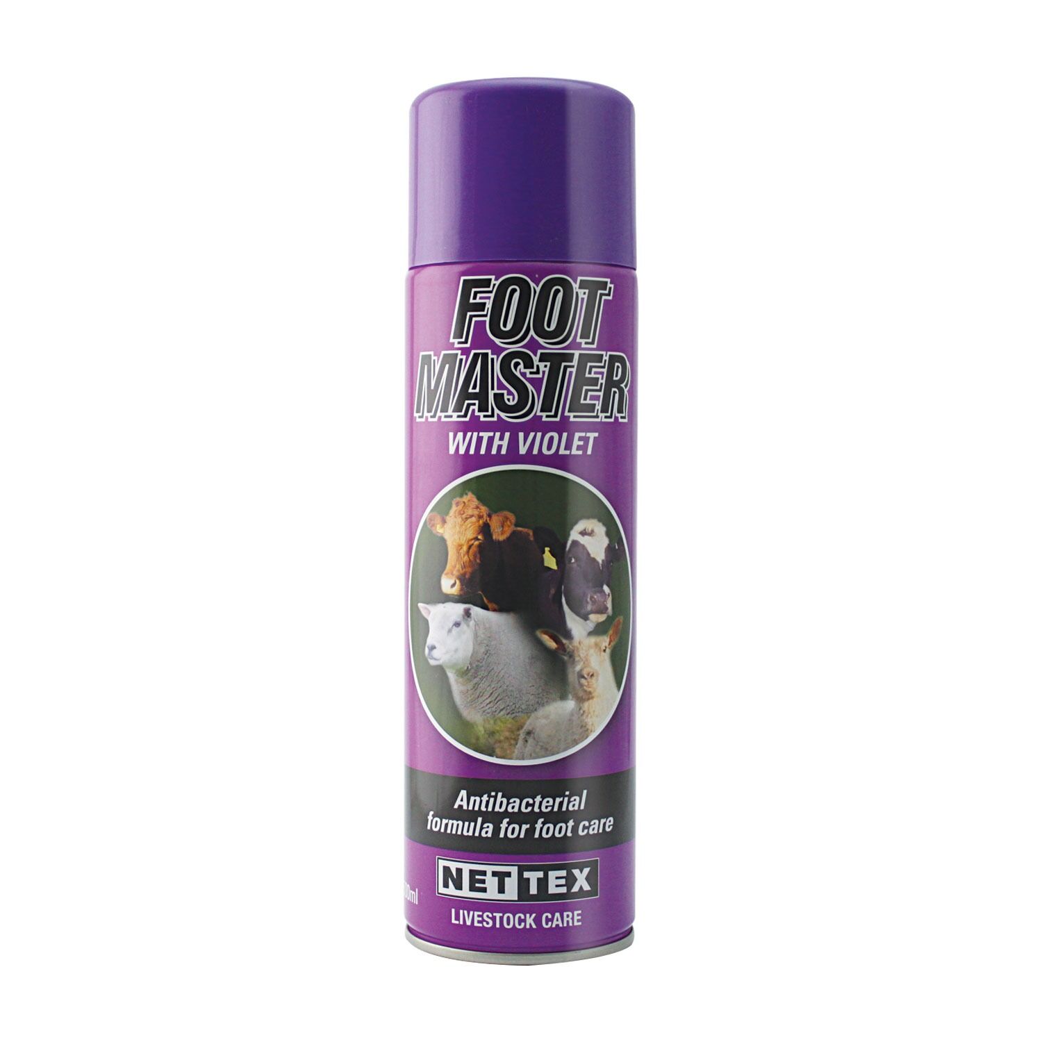 Footmaster Aerosol Spray with Violet - Nettex